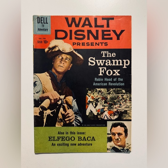 Disney | Art | Disneys The Swamp Fox Dell Comic 96 | Poshmark